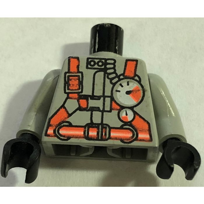 LEGO Firefighter Torso with Gauge (973) | Brick Owl - LEGO Marketplace