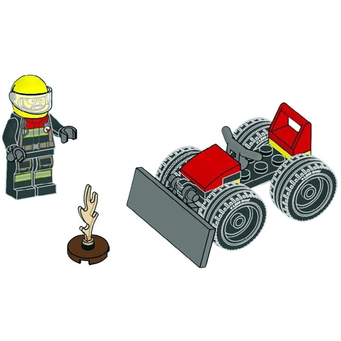 LEGO Firefighter with Bulldozer Set 952506 | Brick Owl - LEGO Marketplace