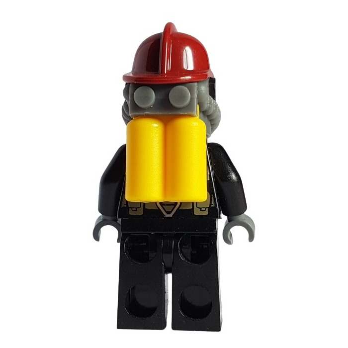 LEGO Firefighter with Goatee Beard and Airtank Minifigure | Brick Owl ...