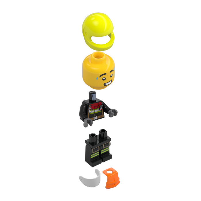 LEGO Firefighter with Life Jacket (952505) Minifigure | Brick Owl