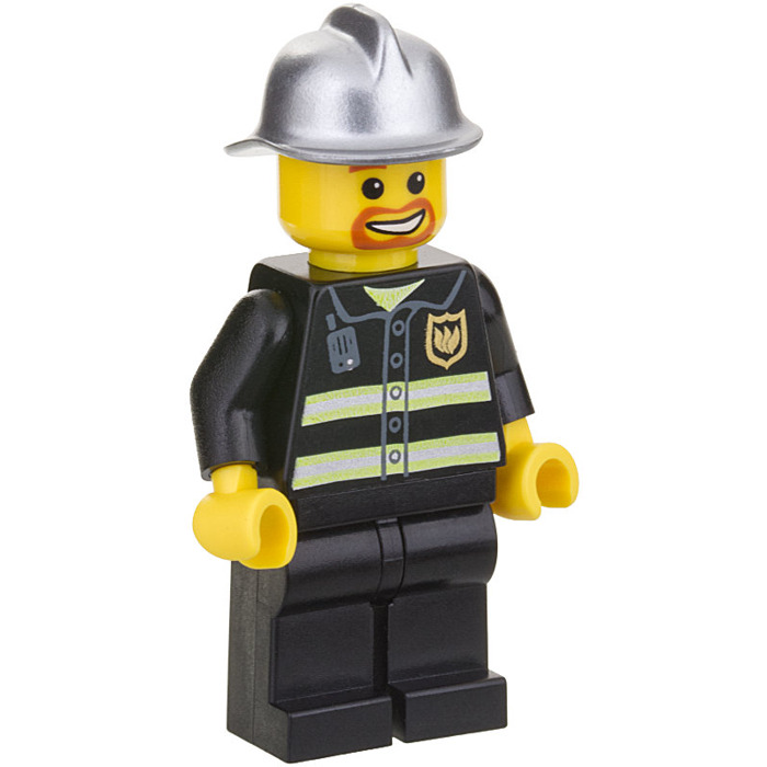 LEGO Firefighter with Radio Minifigure | Brick Owl