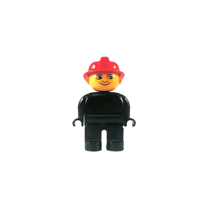 LEGO Firefighter with Red Helmet Duplo Figure | Brick Owl