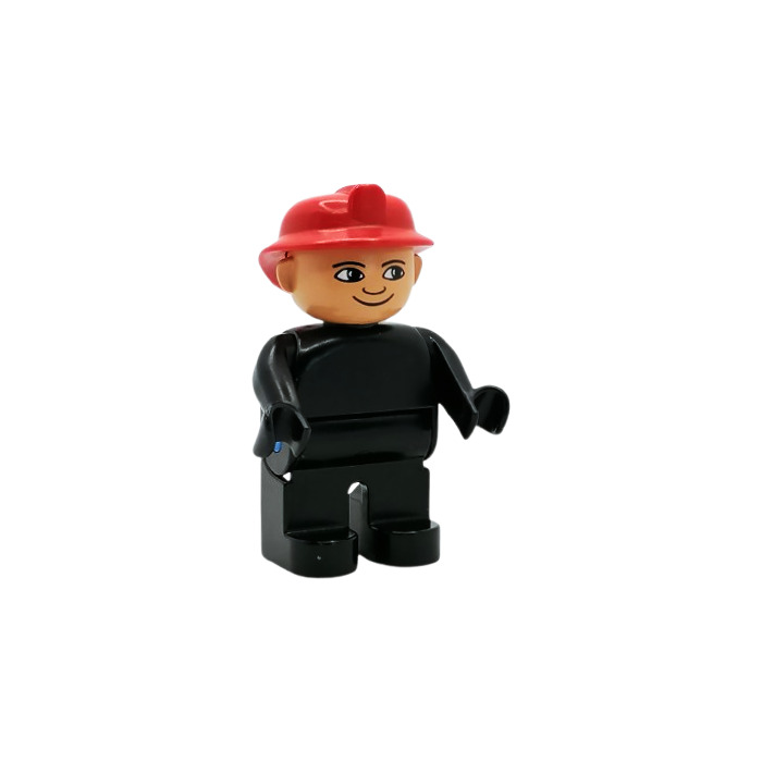 LEGO Firefighter with Red Helmet Duplo Figure | Brick Owl - LEGO ...