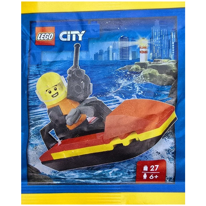 LEGO Fireman with Water Scooter Set 952505 | Brick Owl - LEGO Marketplace