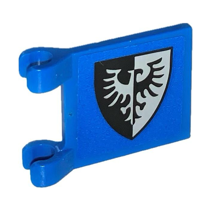 LEGO Flag 2 x 2 with Falcon Knights Crest on both sides Sticker without ...