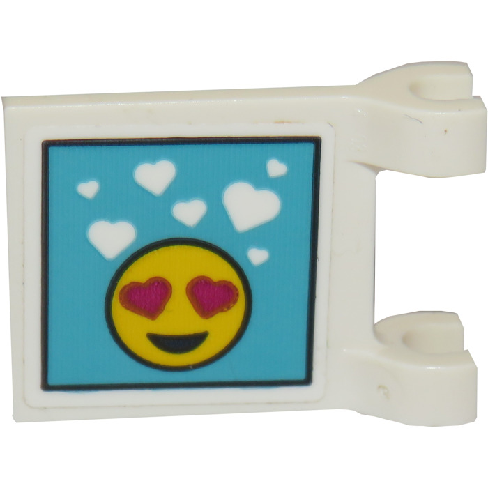 LEGO Flag 2 x 2 with Love Emoji and Hand Sticker without Flared Edge ...