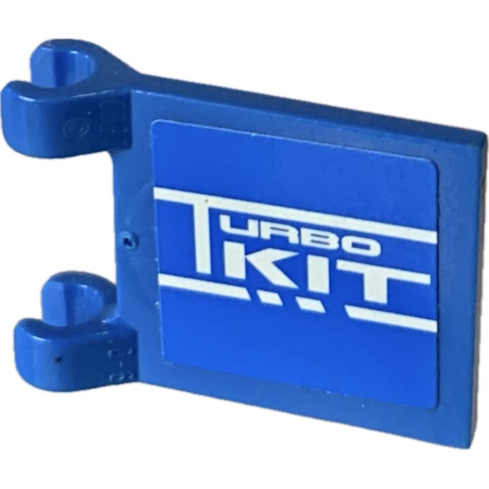 LEGO Flag 2 x 2 with Turbo Kit Both Side Sticker without Flared Edge ...