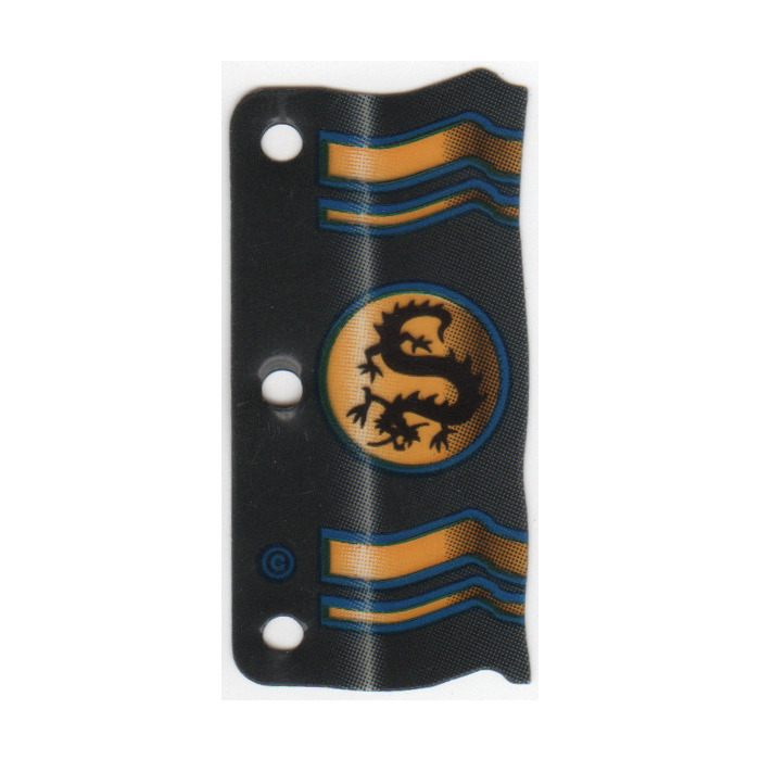 LEGO Flag 3 x 6 with Ninja Shogun Dragon (22185) | Brick Owl