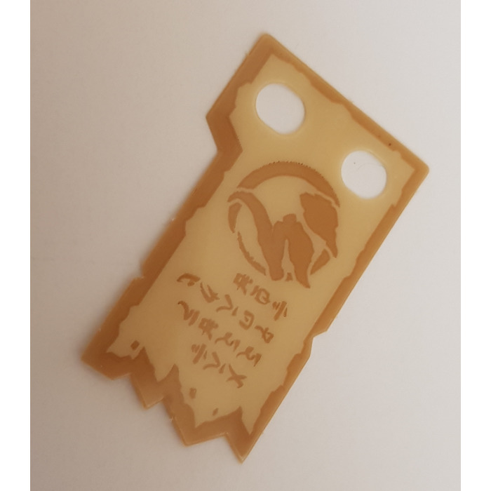 LEGO Flag with Scroll of Forbidden Spinjitzu Earth | Brick Owl - LEGO ...