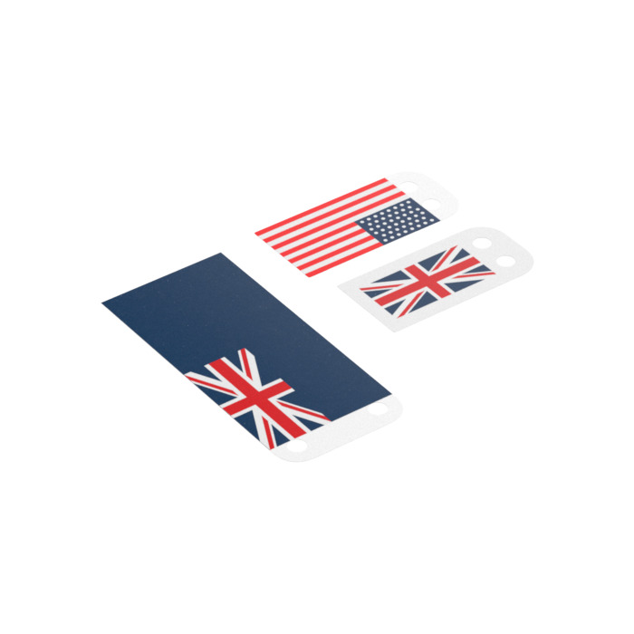 LEGO Flags for Titanic (US, UK, Union Jack on Blue) (82545) | Brick Owl