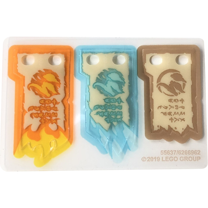 LEGO Flags with Scrolls of Forbidden Spinjitzu (55637) | Brick Owl ...