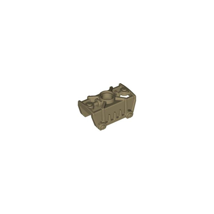 LEGO Flat Dark Gold Bionicle Knee Armor 2 x 3 x 1.5 (47299) | Brick Owl