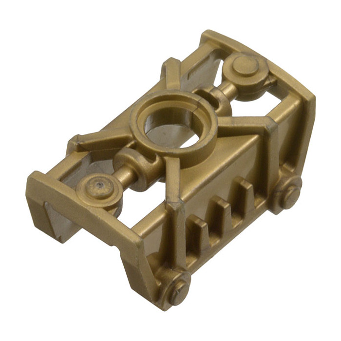 LEGO Flat Dark Gold Bionicle Knee Armor 2 x 3 x 1.5 (47299) | Brick Owl