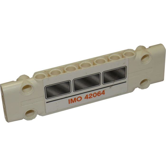 LEGO Flat Panel 3 x 11 with Three Black Windows Sticker (15458) | Brick ...