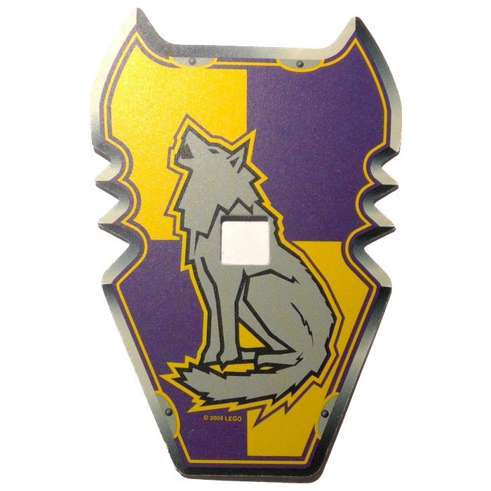 LEGO Flat Shield with Danju Wolf | Brick Owl - LEGO Marketplace