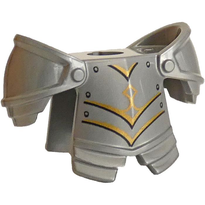 LEGO Armor with Pauldrons with Gold and Black Lines (108162) | Brick ...