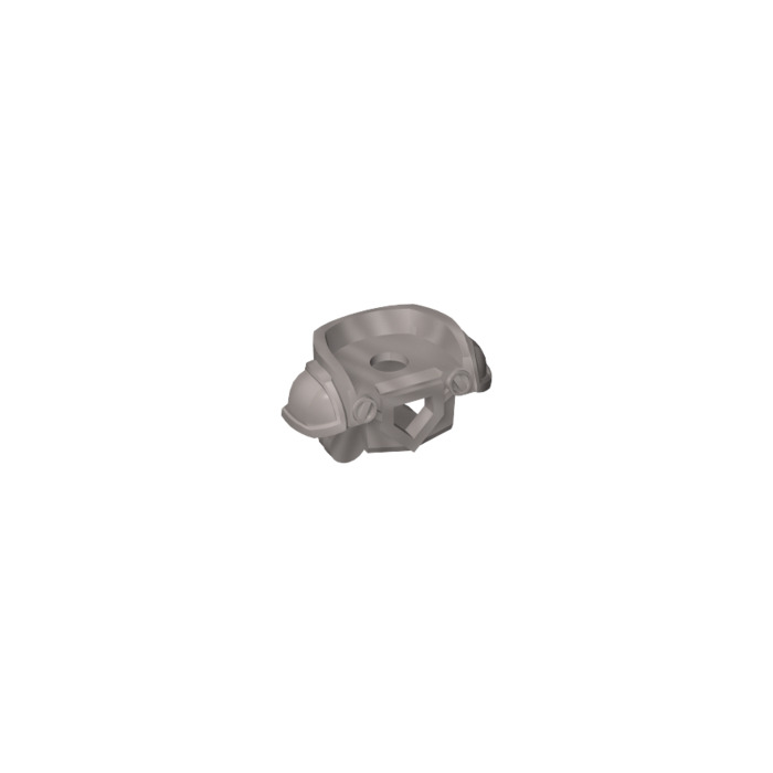 LEGO Flat Silver Armor with Shoulder Pads and Pentagonal Cutout (22402 ...