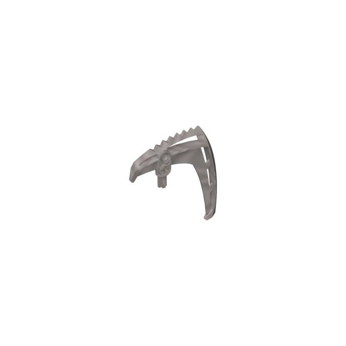LEGO Flat Silver Claw Blade with Sawteeth and Vents (57528) | Brick Owl