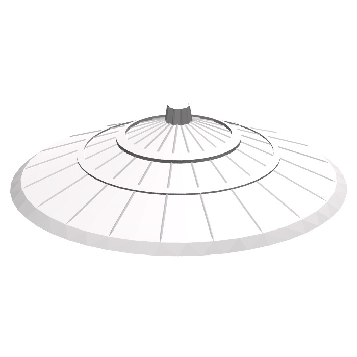 LEGO Flat Silver Conical Asian Hat (24458 / 93059) | Brick Owl - LEGO ...