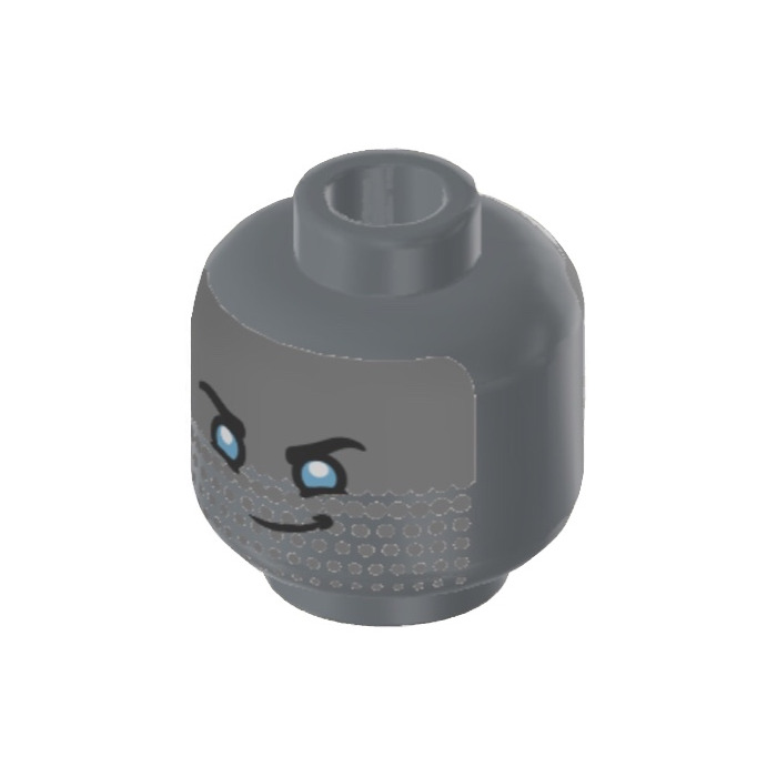 LEGO Flat Silver Cooper - Robot Minifigure Head (3274) | Brick Owl ...