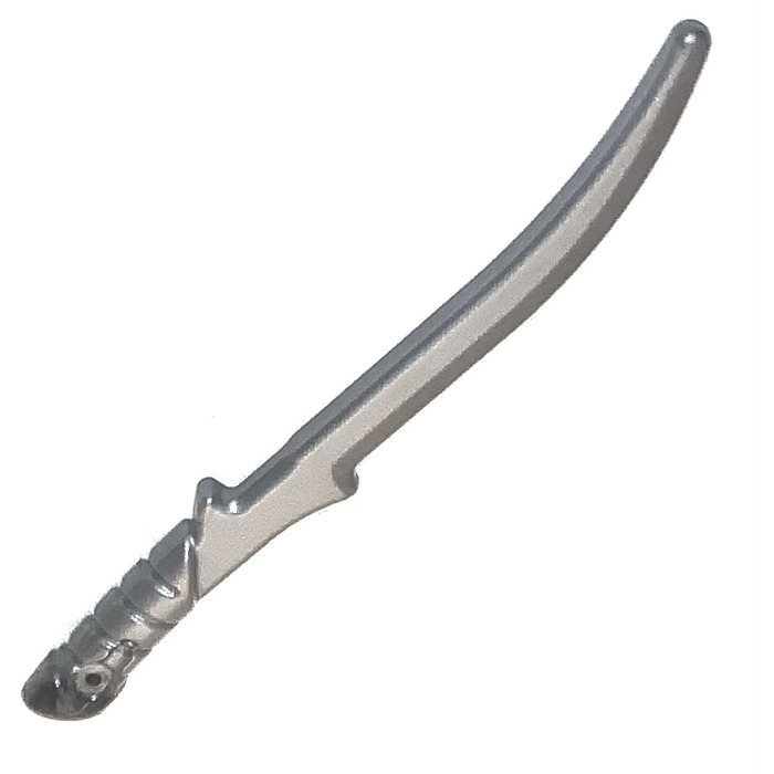 LEGO Flat Silver Curved Sword with Short Hilt | Brick Owl - LEGO ...