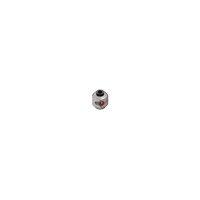 LEGO Flat Silver Deadshot Minifigure Head (3626 / 26156) | Brick Owl