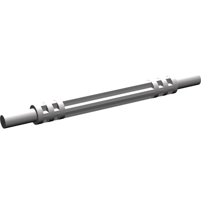 LEGO Flat Silver Flexible Axle 7 (32580) | Brick Owl - LEGO Marketplace