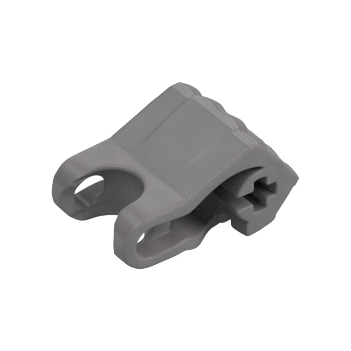 LEGO Flat Silver Hand with Joint Socket and Axle Hole with 4 Fingers ...