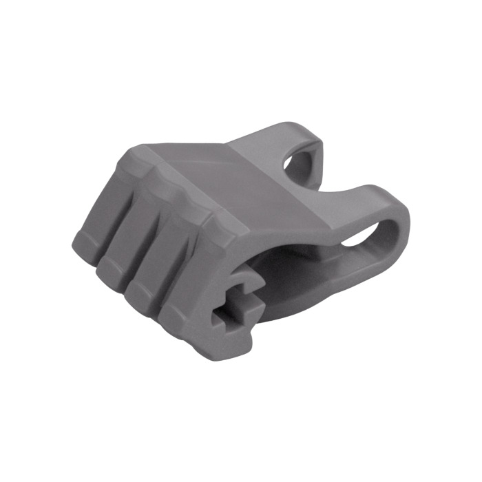 LEGO Flat Silver Hand with Joint Socket and Axle Hole with 4 Fingers ...