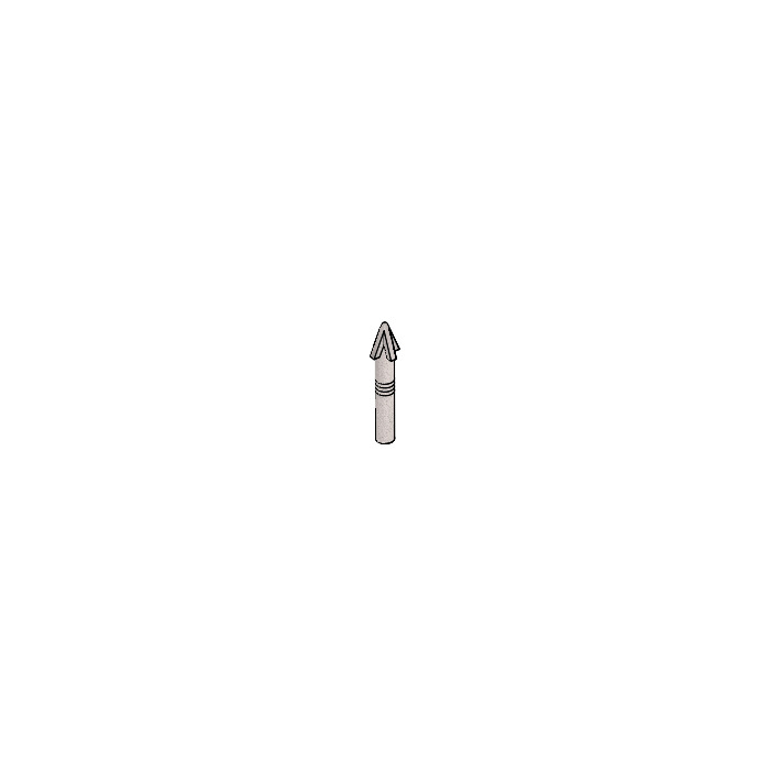 LEGO Flat Silver Harpoon with Grooves on Shaft (18041 / 57467) | Brick ...