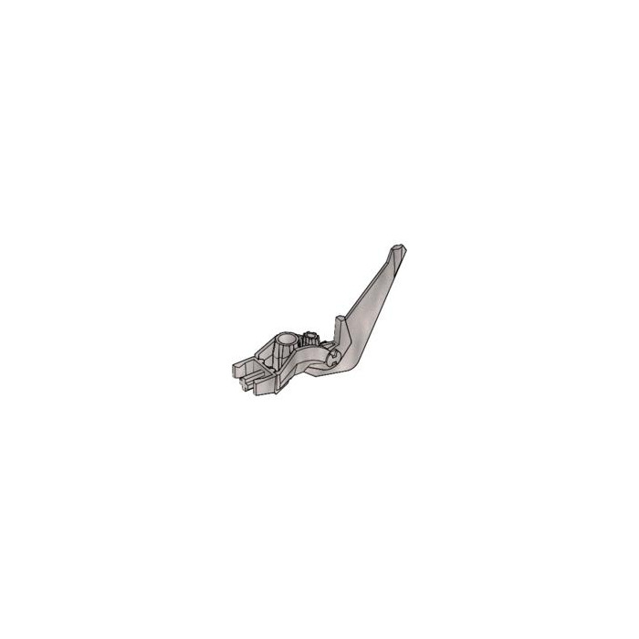 LEGO Flat Silver Large Angled Blade (92221) | Brick Owl - LEGO Marketplace