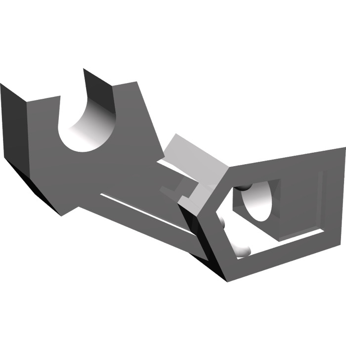 LEGO Flat Silver Mechanical Arm with Thin Support (53989 / 58342 ...