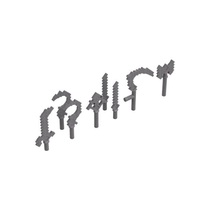 LEGO Pixelated Minecraft Weapon Pack (65505) | Brick Owl - LEGO Marketplace