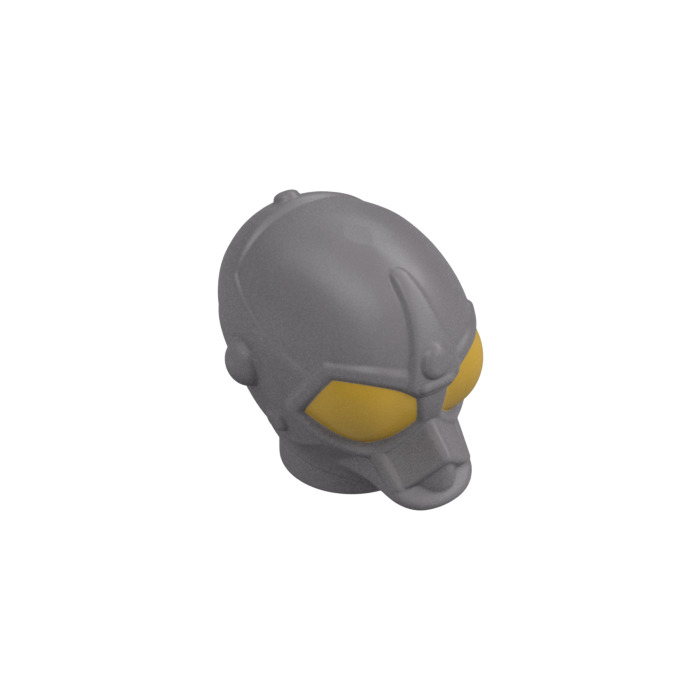LEGO Flat Silver RA-7 Protocol Droid Head with Gold Eyes (16957 / ...