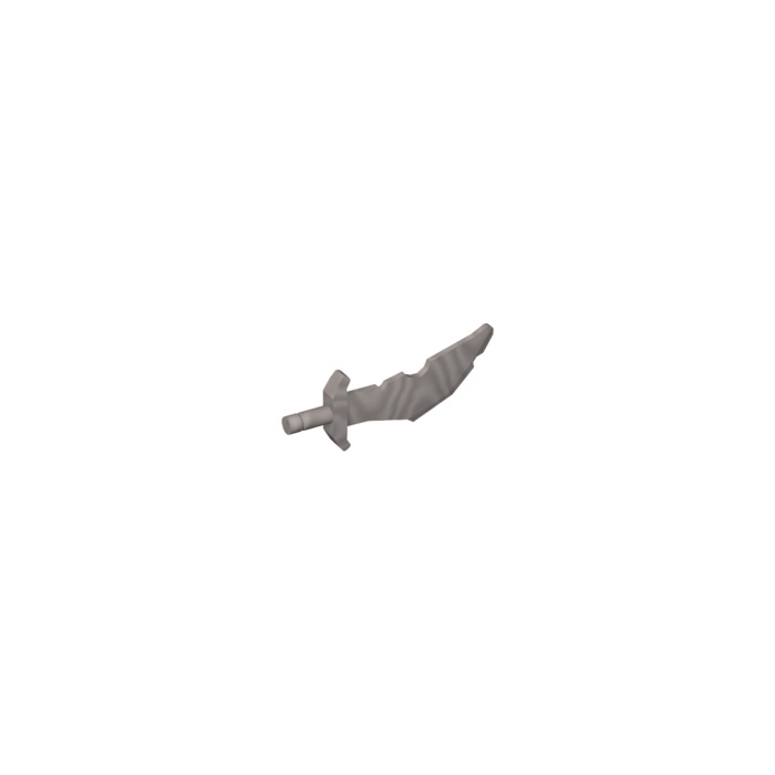 LEGO Flat Silver Scimitar with Jagged Edge (60752) | Brick Owl - LEGO ...