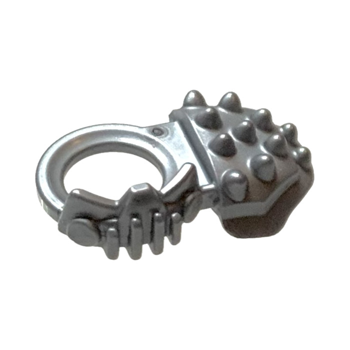 LEGO Flat Silver Shoulder Armor Pad with Spikes and Face Guard (7310 ...