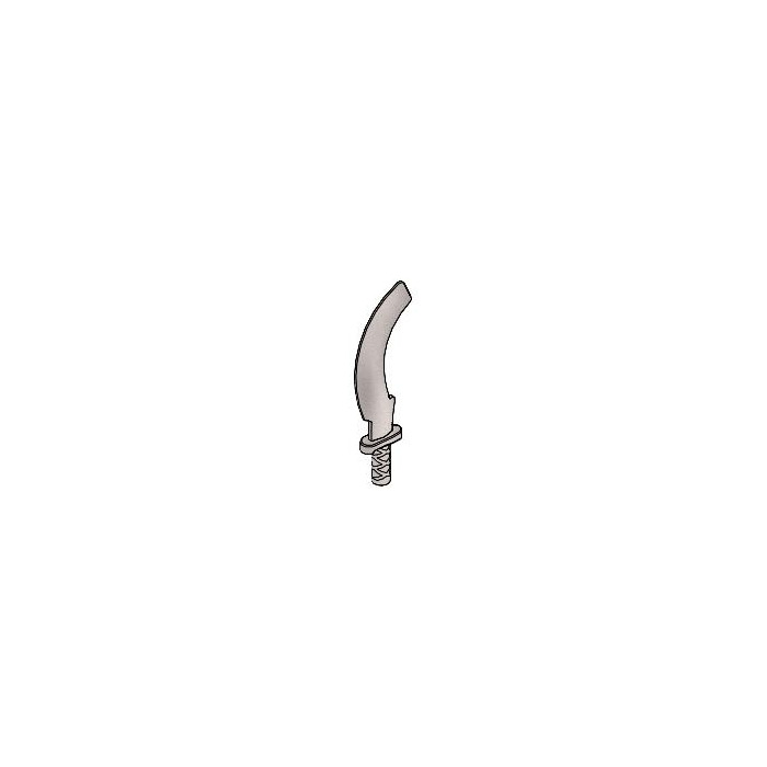 LEGO Flat Silver Sickle Sword (93247) | Brick Owl - LEGO Marketplace