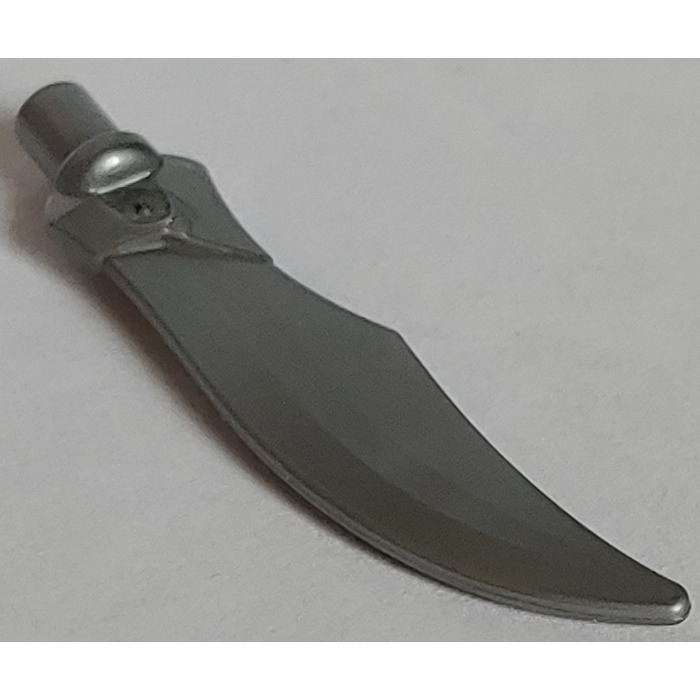 LEGO Flat Silver Sword Curved Blade with Bar | Brick Owl - LEGO Marketplace