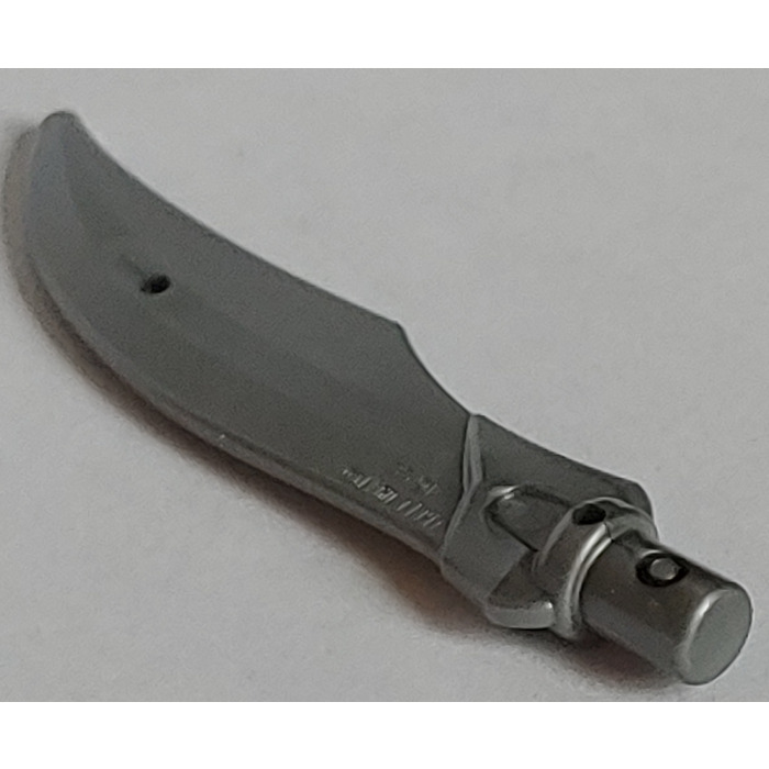 LEGO Flat Silver Sword Curved Blade with Bar | Brick Owl - LEGO Marketplace