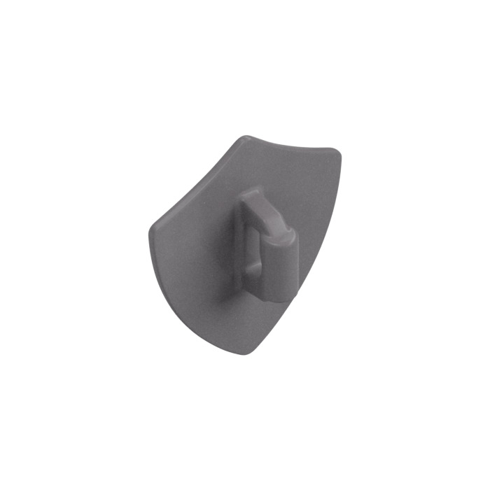LEGO Flat Silver Triangular Shield with Spiked Top with Griffin on Dark ...