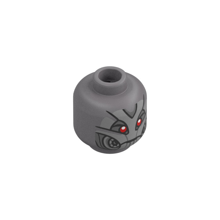 LEGO Flat Silver Ultimate Ultron Minifigure Head (3274) | Brick Owl ...