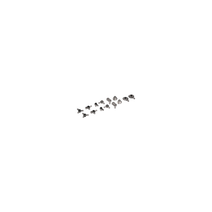 LEGO Flat Silver Weapon Pack with Guns, Circular Saws, Nozzles and ...