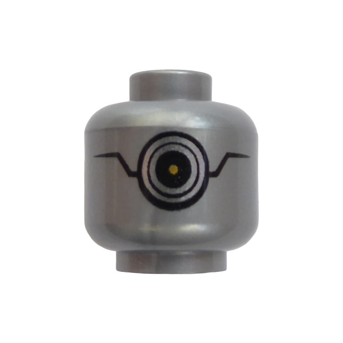 LEGO Flat Silver Zane Head (3626) | Brick Owl - LEGO Marketplace