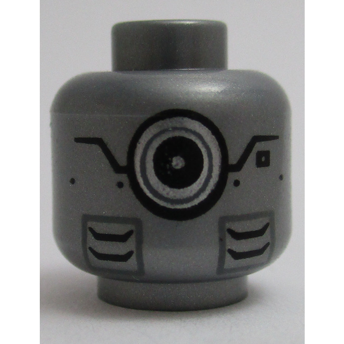 LEGO Flat Silver Zane Minifigure Head (3626 / 37203) | Brick Owl - LEGO ...