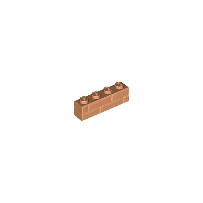 LEGO Brick 1 x 4 with Embossed Bricks (15533) | Brick Owl - LEGO ...