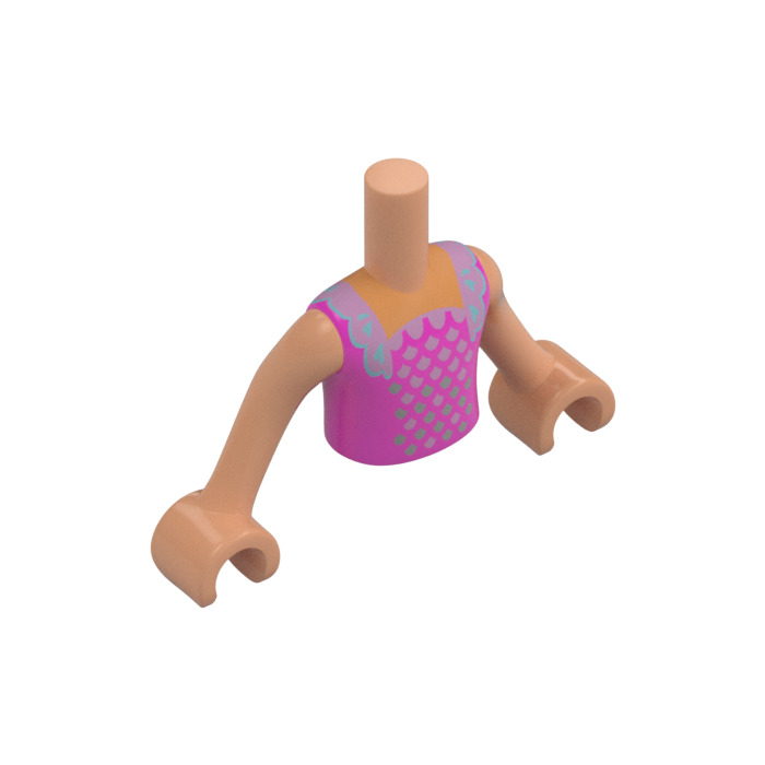 LEGO Flesh Gabby with Mermaid Tail Friends Torso (92456) | Brick Owl ...