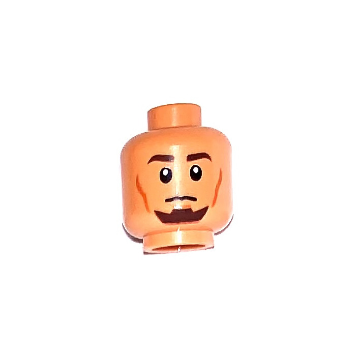 LEGO Flesh Head with Goatee and Smile (3626 / 20341) | Brick Owl - LEGO ...