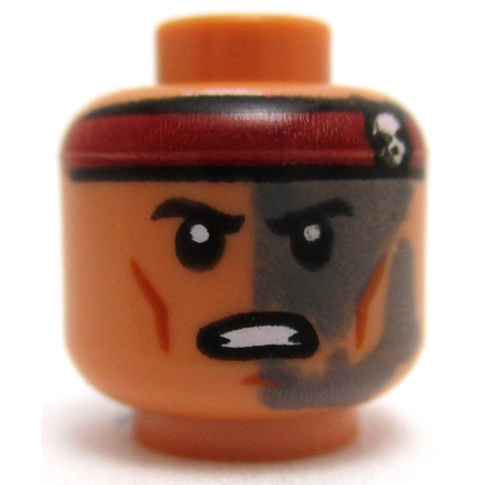 LEGO Flesh Hunter Minifigure Head (3626 / 68793) | Brick Owl - LEGO ...