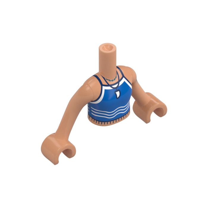 LEGO Sage with Blue Top Friends Torso (73141 / 92456) | Brick Owl ...