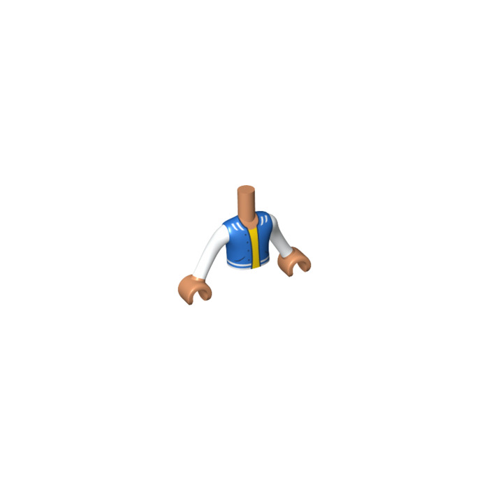 LEGO Flesh Sebastian with Blue Vest and Friends Torso (Boy) (73161 / ...
